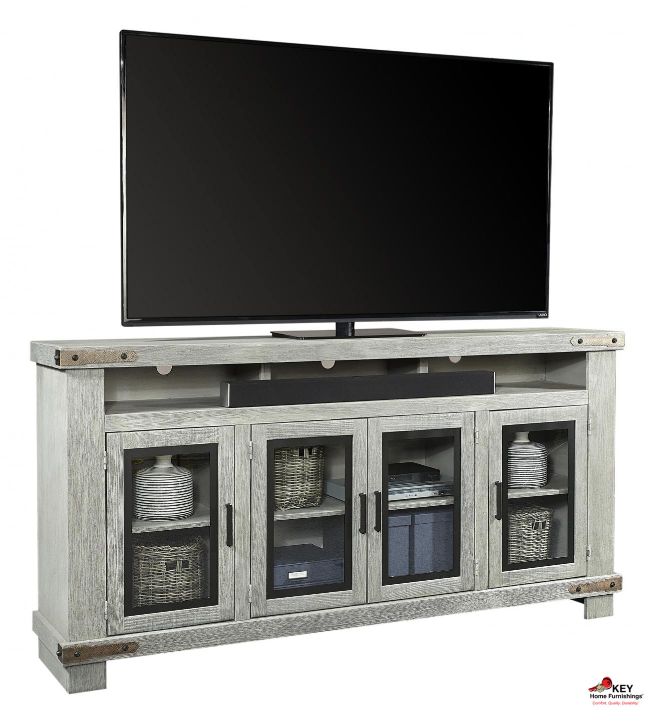 aspenhome Sawyer 78'' Highboy Console WMO1252-LGH - Portland, OR | Key ...