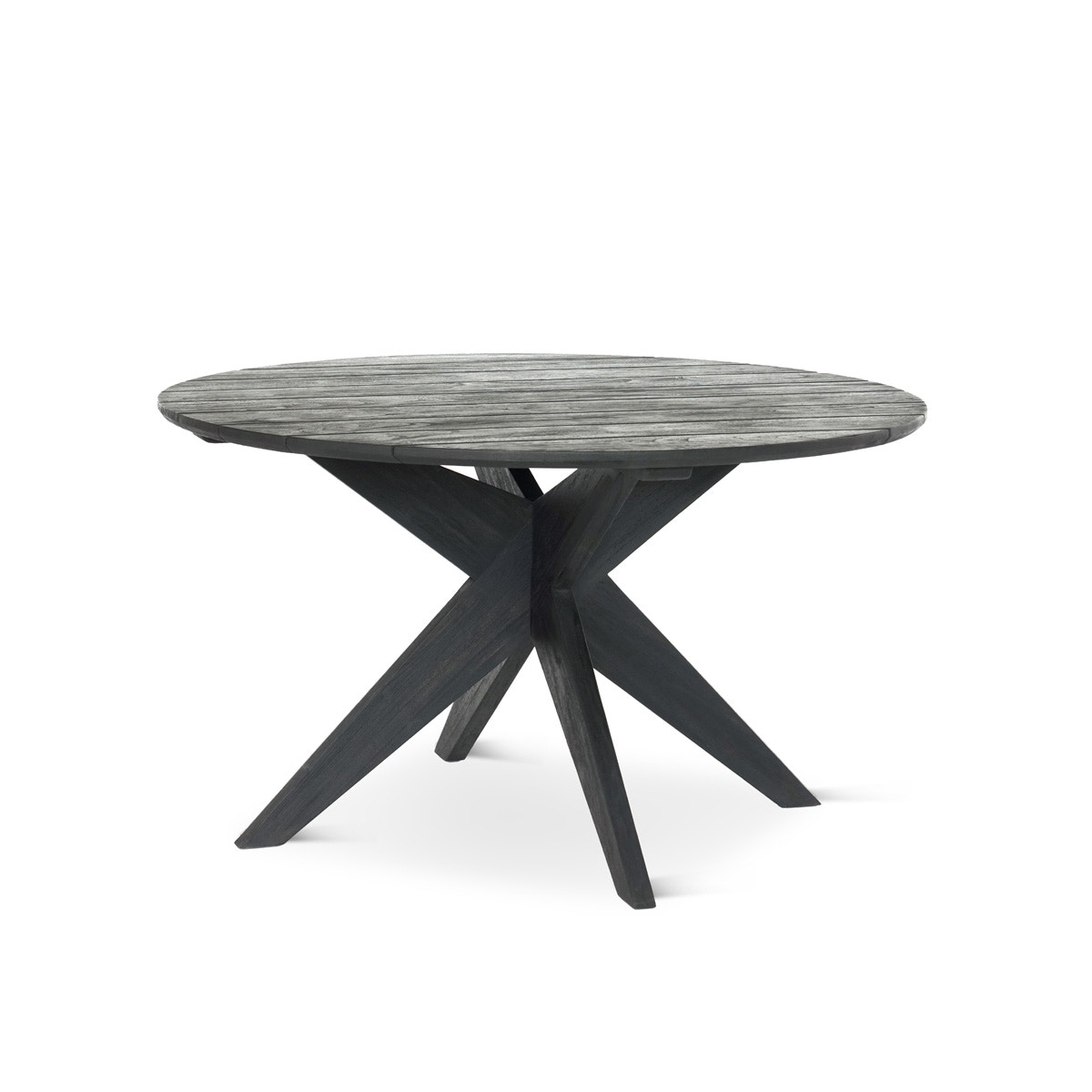 Classic Home Alameda 53'' Outdoor Round Dining Table Black 51005875 ...