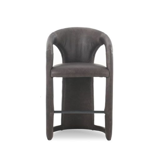 Classic Home Distressed Leather Counter Stool 53051597 - Portland, OR ...