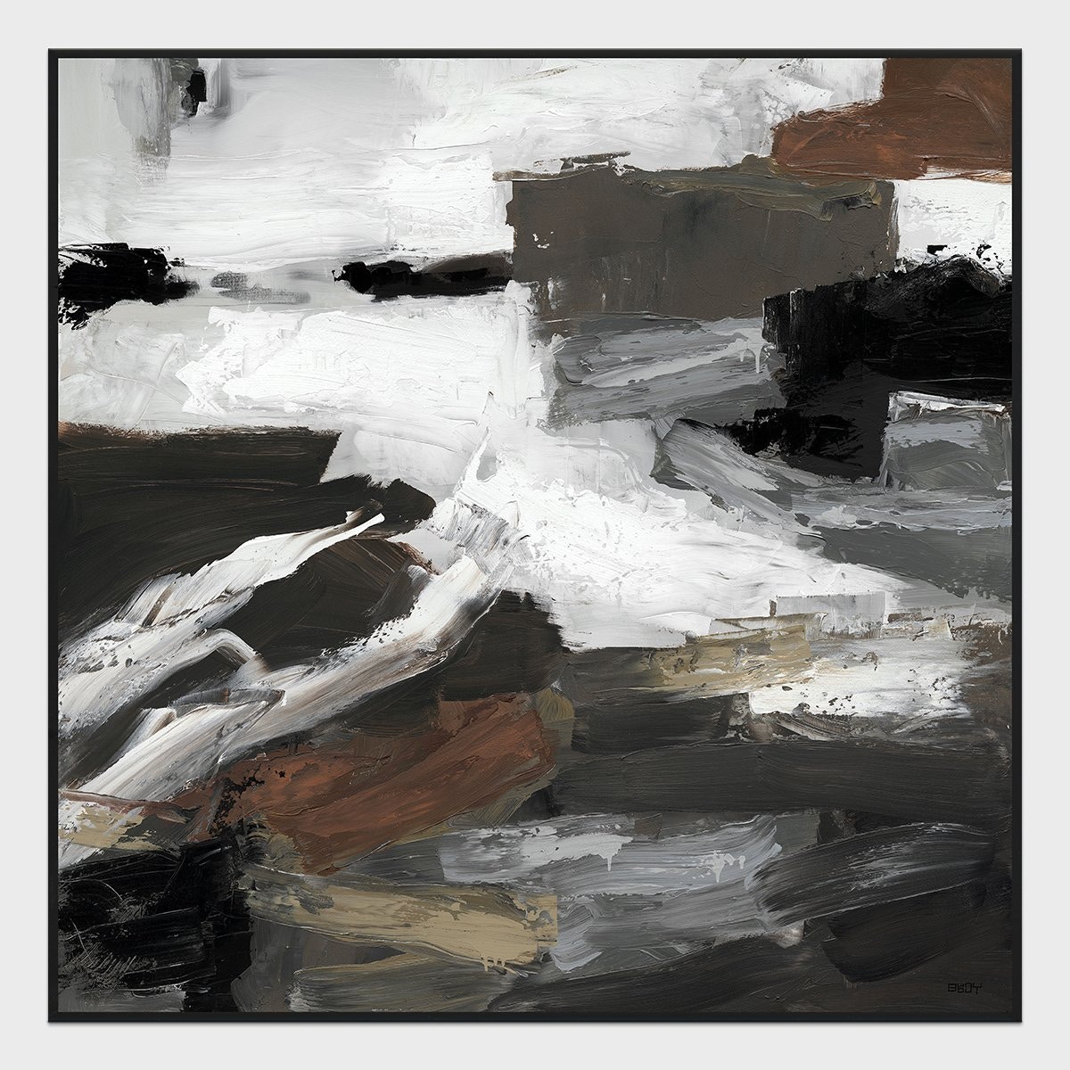 Classic Home Clay Clay Canvas Art 48x48 560074954848C - Portland, OR ...