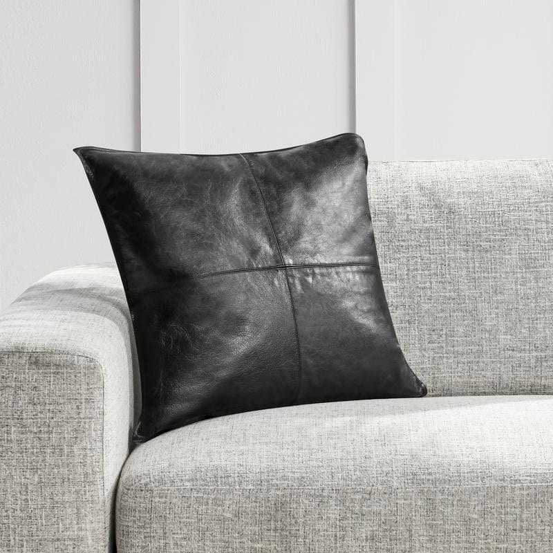 Classic Home Soco Leather 22 x 22 SLD Dexter Pillow V180034 - Portland ...