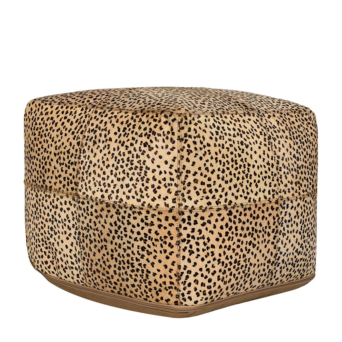 Classic Home Poufs Leopard Hide Pouf VP12222 - Portland, OR | Key Home ...