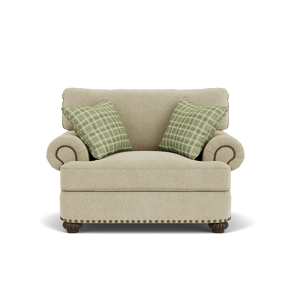 Flexsteel Patterson Fabric Chair With Nailhead Trim 7322 10 Portland OR Key Home Furnishings