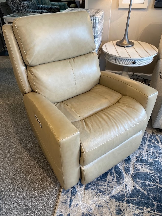 Flexsteel Catalina Leather Power Recliner with Power Headrest 3900-50H ...