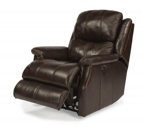Flexsteel Mateo Leather Power Recliner 1240-500P - Portland, OR | Key ...