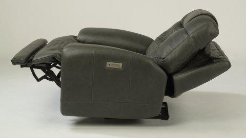 Flexsteel Royce Leather Power Recliner with Power Headrest 1545-50PH ...