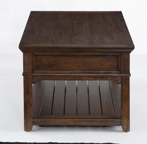 Flexsteel Herald Rectangular Coffee Table with Casters W1427-0311 ...