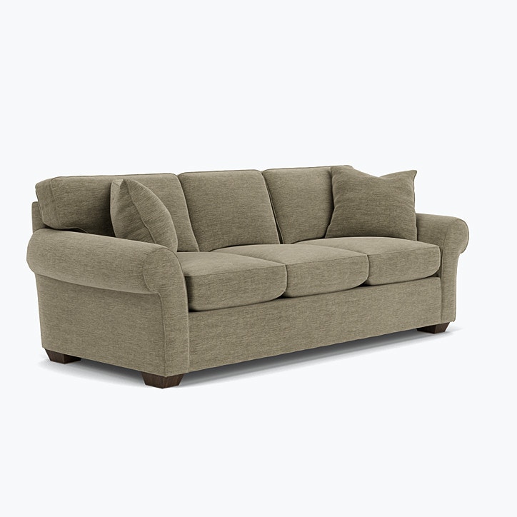 Flexsteel Vail Fabric Three-Cushion Sofa 7305-31-229-72 - Portland, OR ...