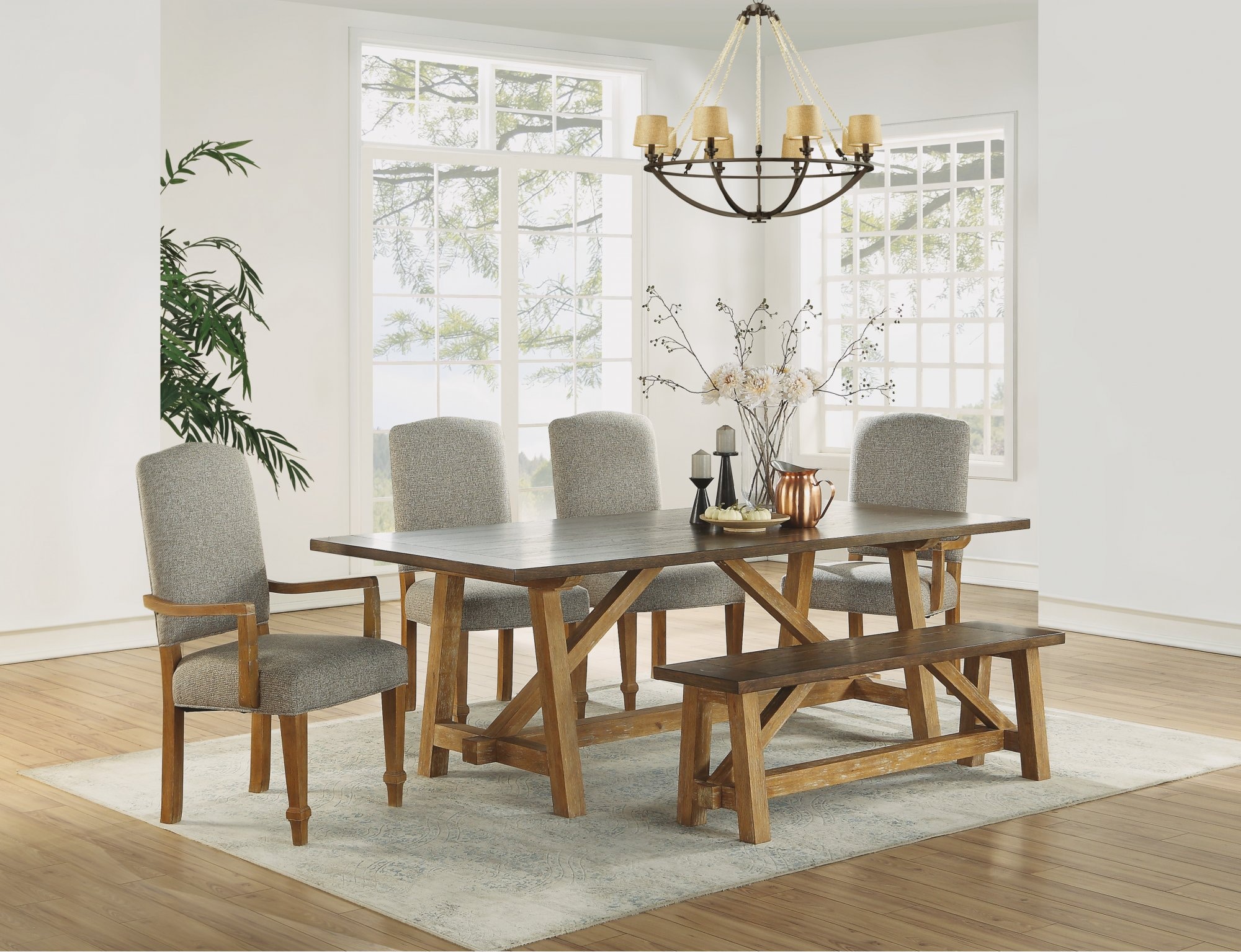 Flexsteel Tahoe Bench W1071-868 - Portland, OR | Key Home Furnishings
