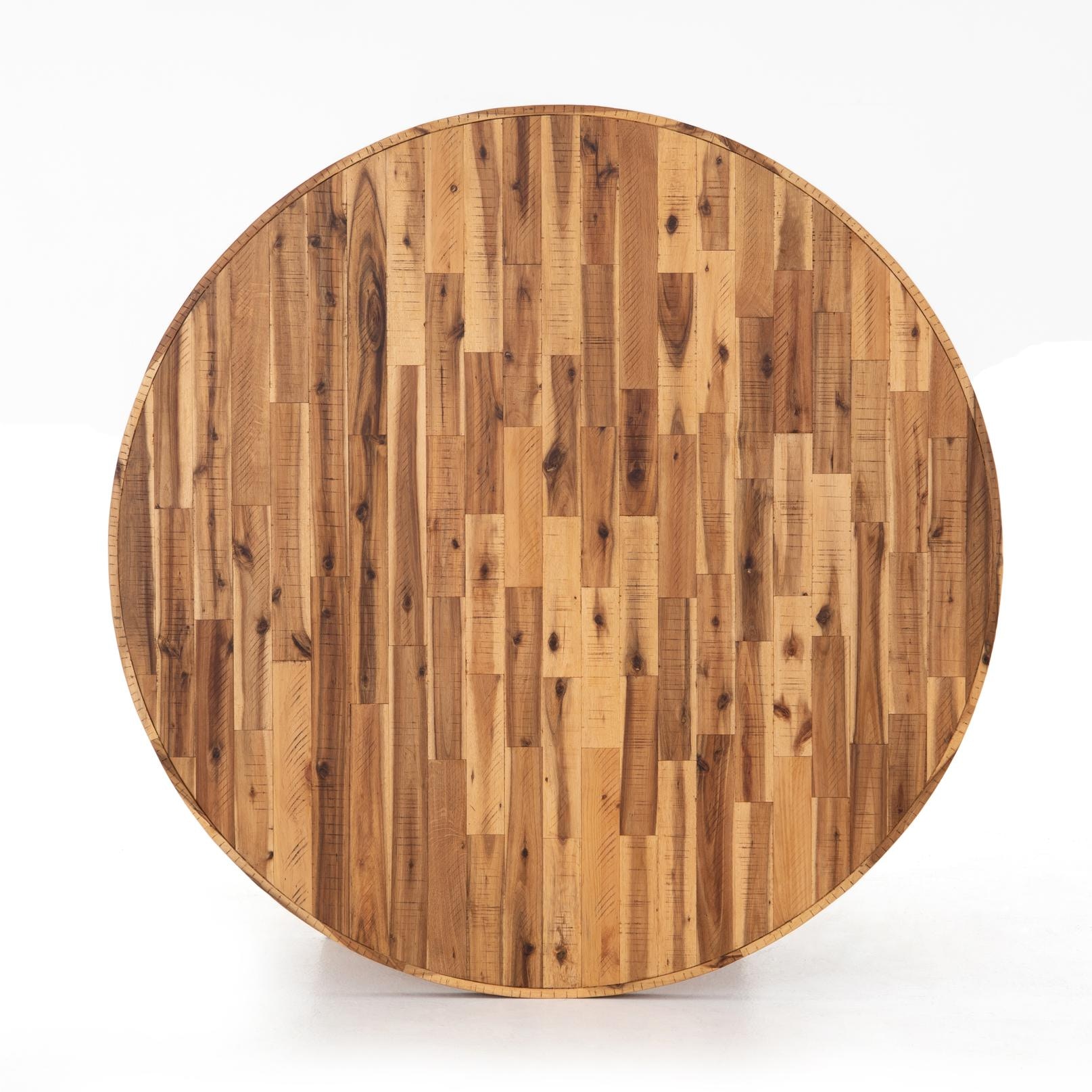 Four Hands Akoria Round Dining Table Light Honey VHAD-F207 - Portland ...