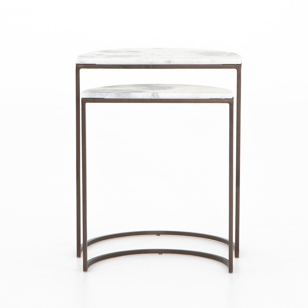Four Hands Ane Nesting Tables Hammered Grey 101820-002 - Portland, OR | Key Home Furnishings