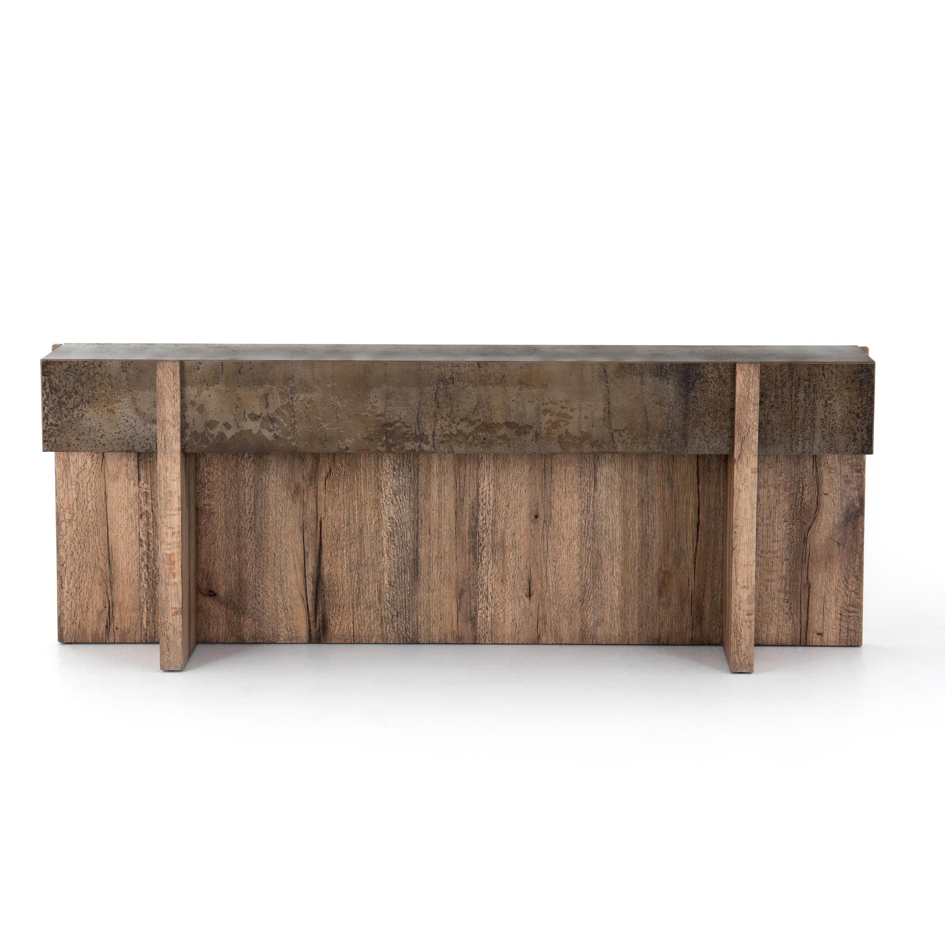 Four Hands Bingham Console Table Rustic Oak 223621-001 - Portland, OR ...