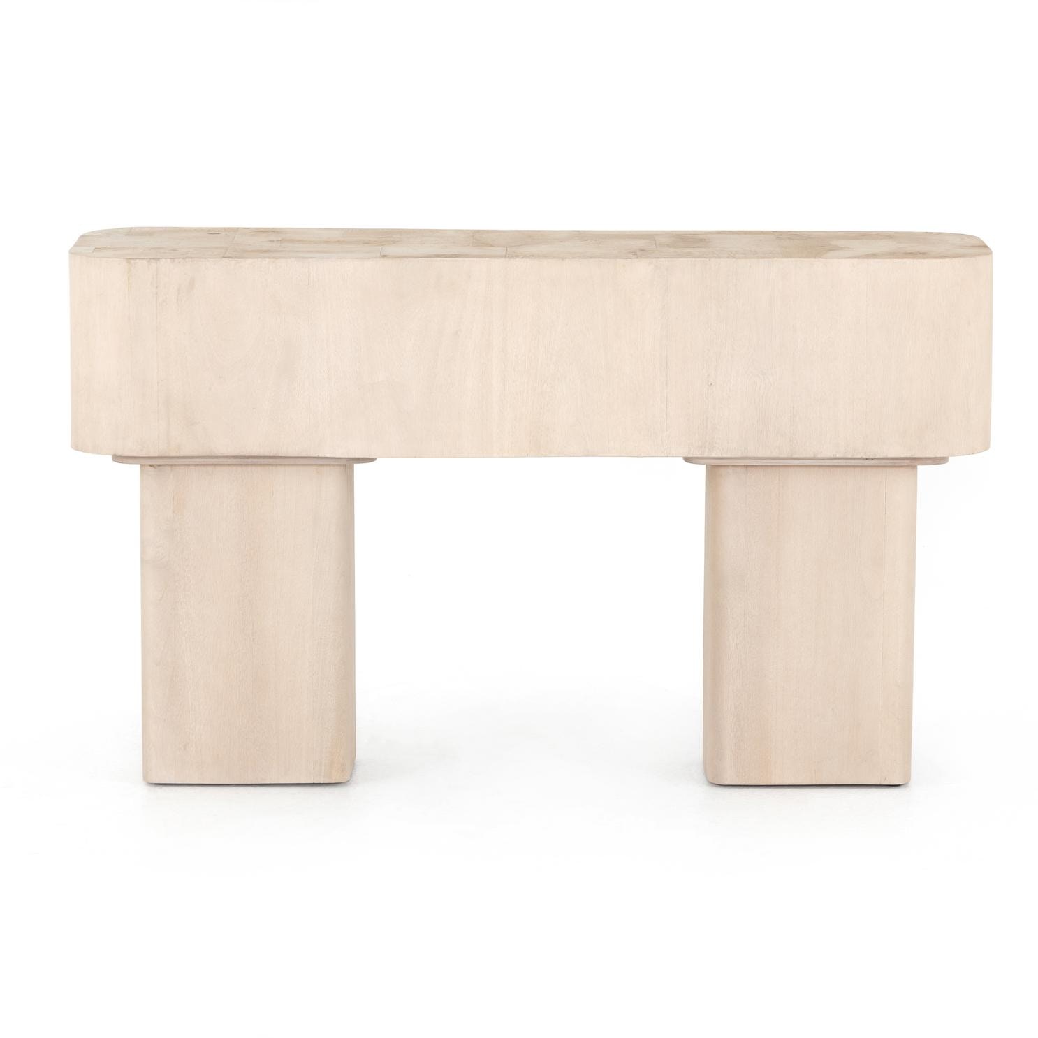 Four Hands Blanco Console Table Bleached Burl 224841-001 - Portland, OR ...