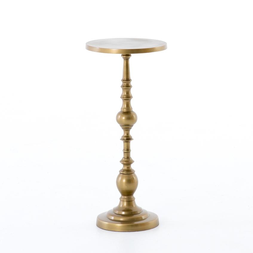 Four Hands Calhoun End Table Antique Brass IASR-077 - Portland, OR ...