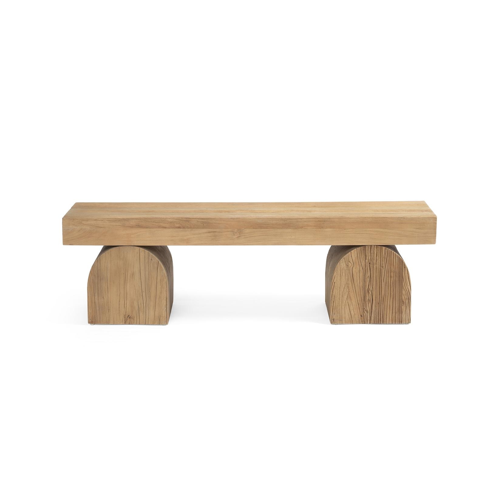 Four Hands Keane Bench Natural Elm 109345-002 - Portland, OR | Key Home ...