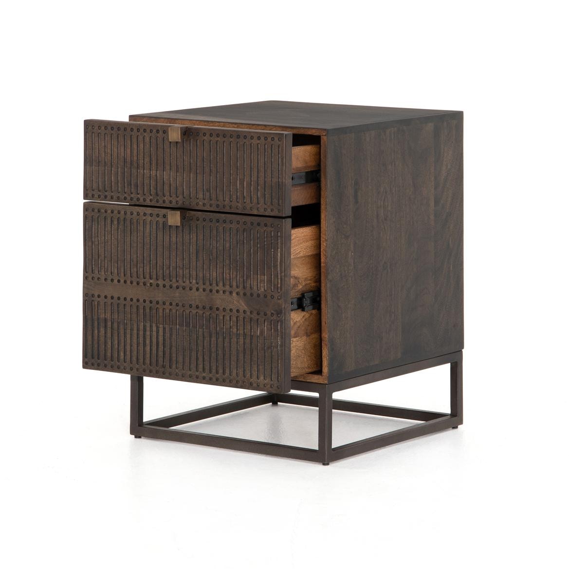 Four Hands Kelby Filing Cabinet Carved Vintage Brwn 101361-002 ...