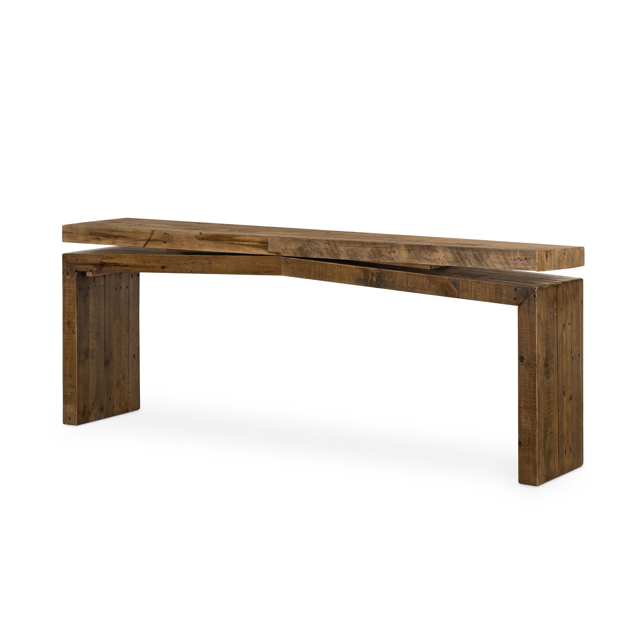 Four Hands Matthes Console Table Rustic Natural 107936-004 - Portland ...
