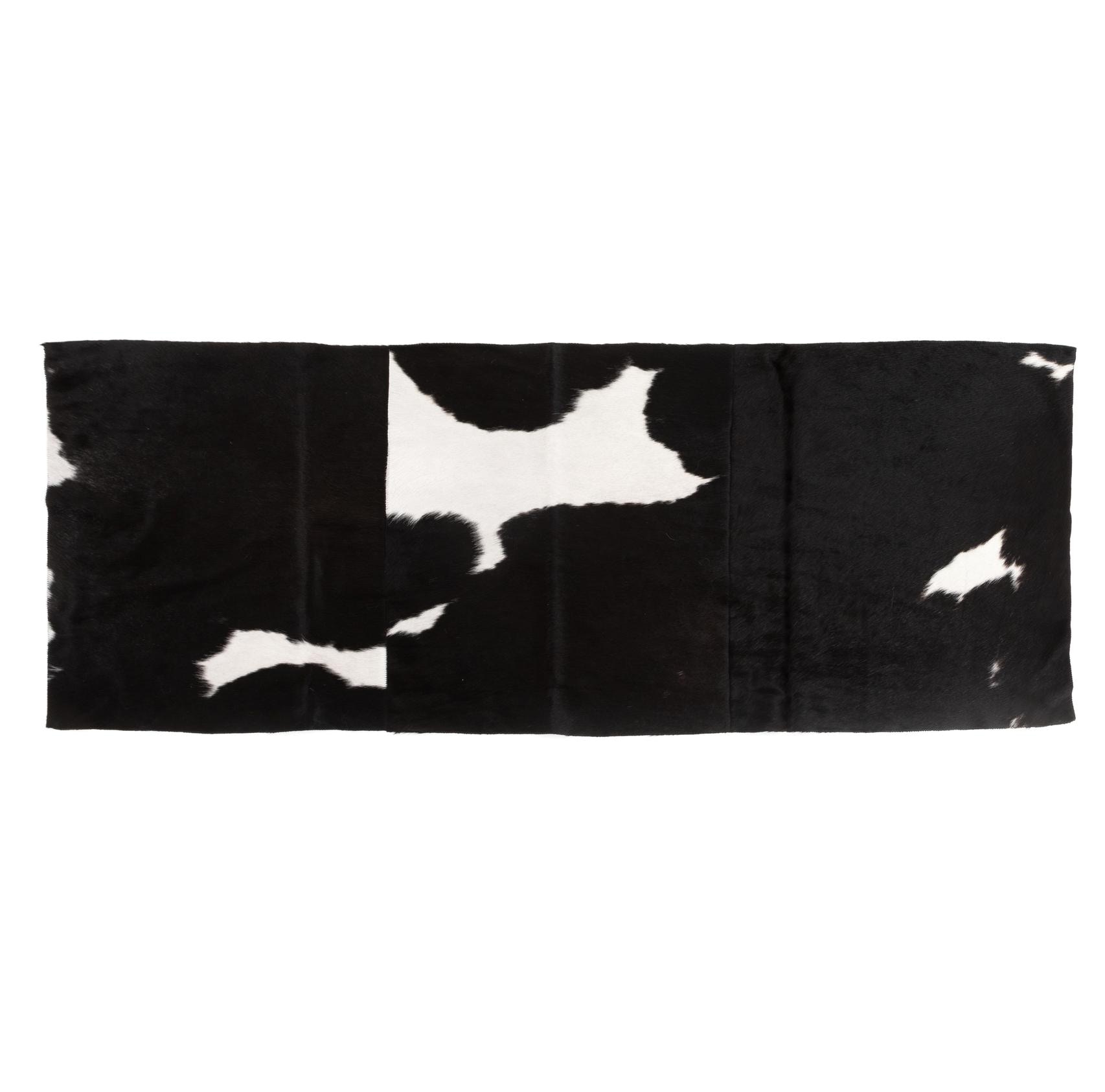 Four Hands Modern Cowhide Rug Black and White Hide 224722-001 ...