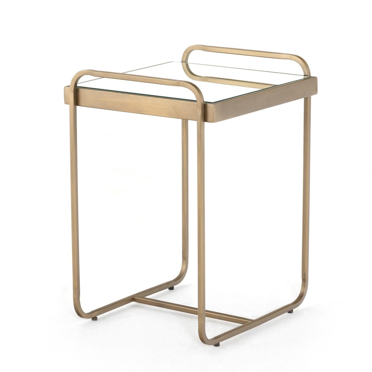 Four Hands Roark End Table Antique Brass 225105-002 - Portland, OR ...