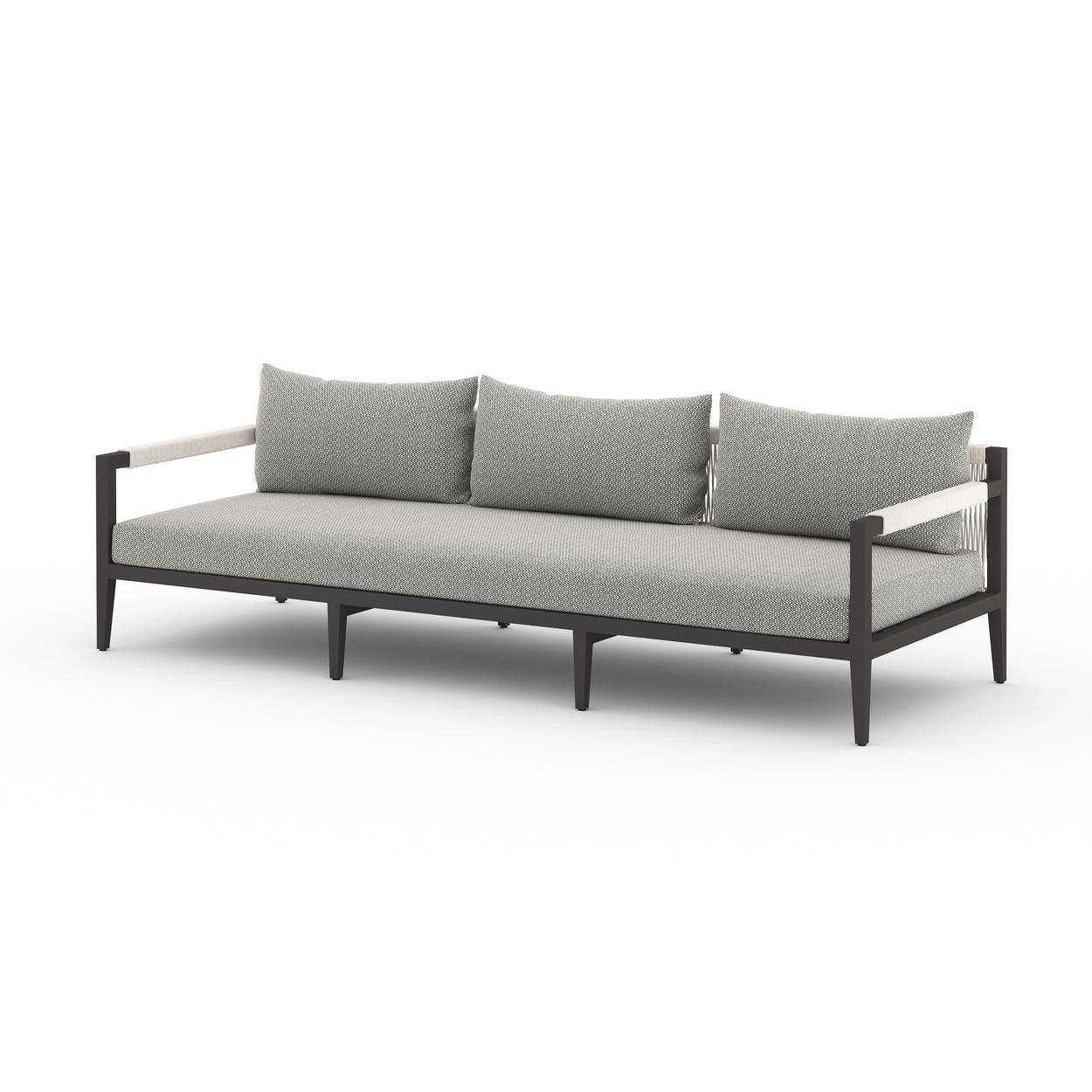 Four Hands Sherwood Outdoor Sofa Bronze 223340 004 Portland OR Key Home Furnishings