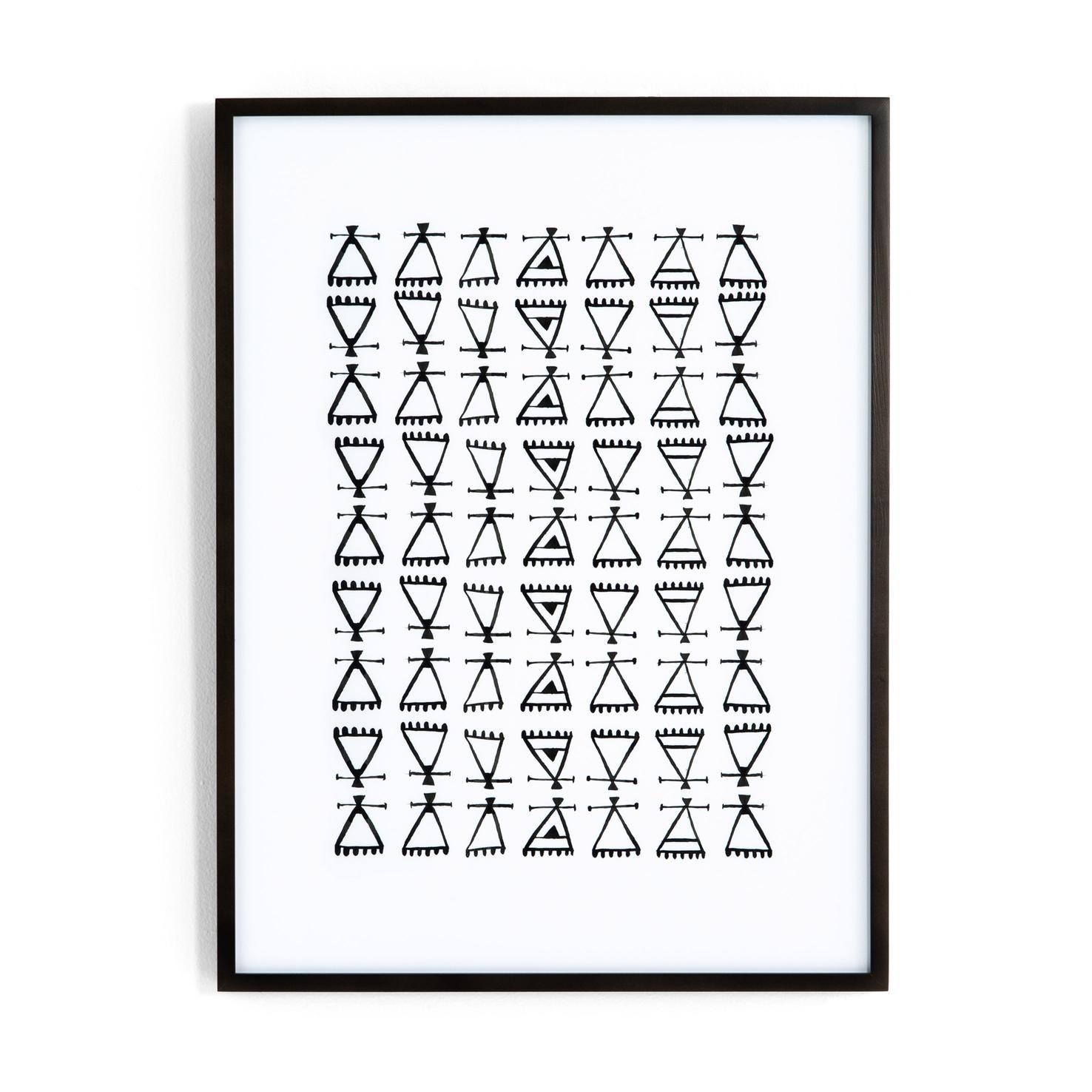 Four Hands Symbol Pattern By Jess Engle ULOF-883 - Portland, OR | Key ...