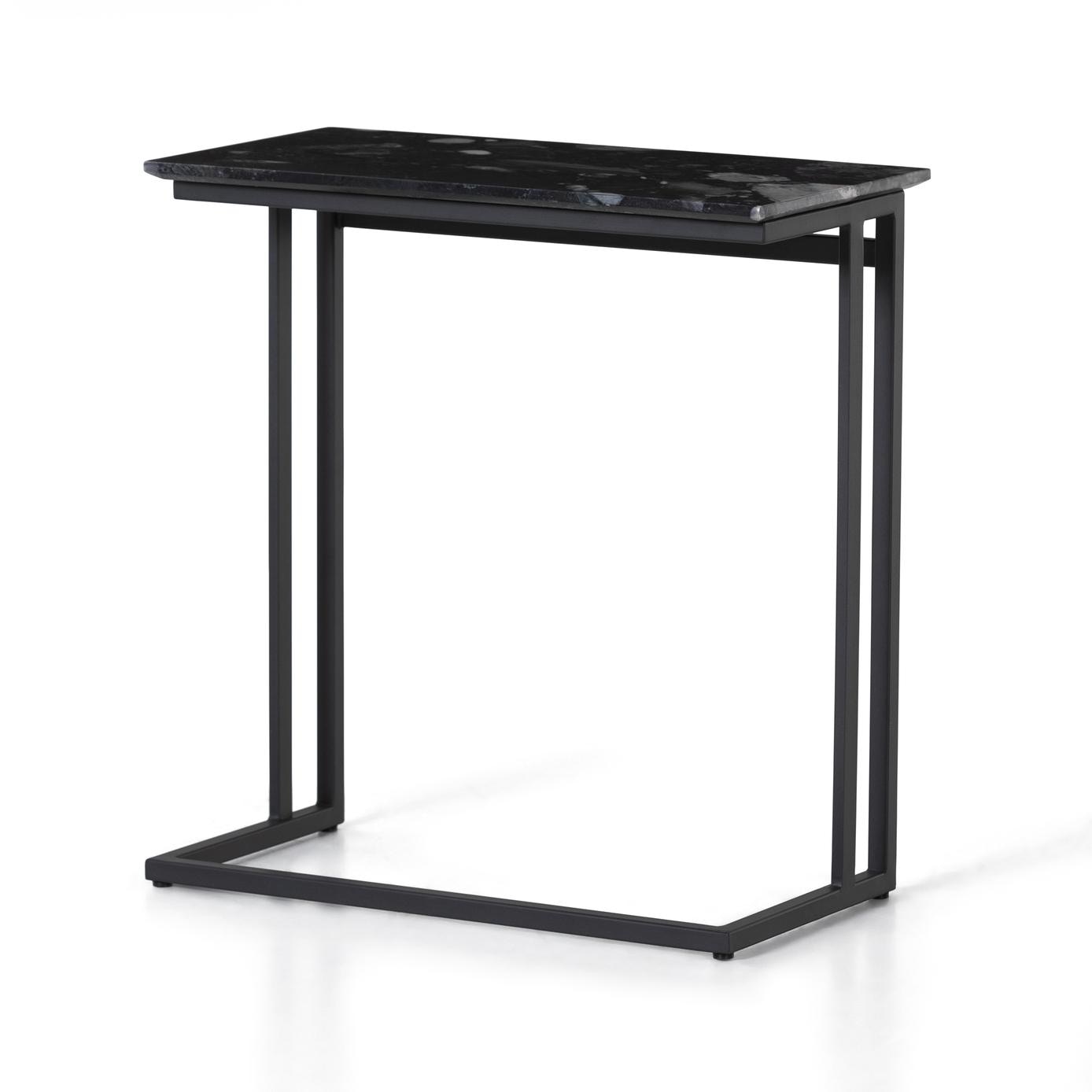 Four Hands Danilo End Table Multi Black Marble 225133-001 - Portland ...