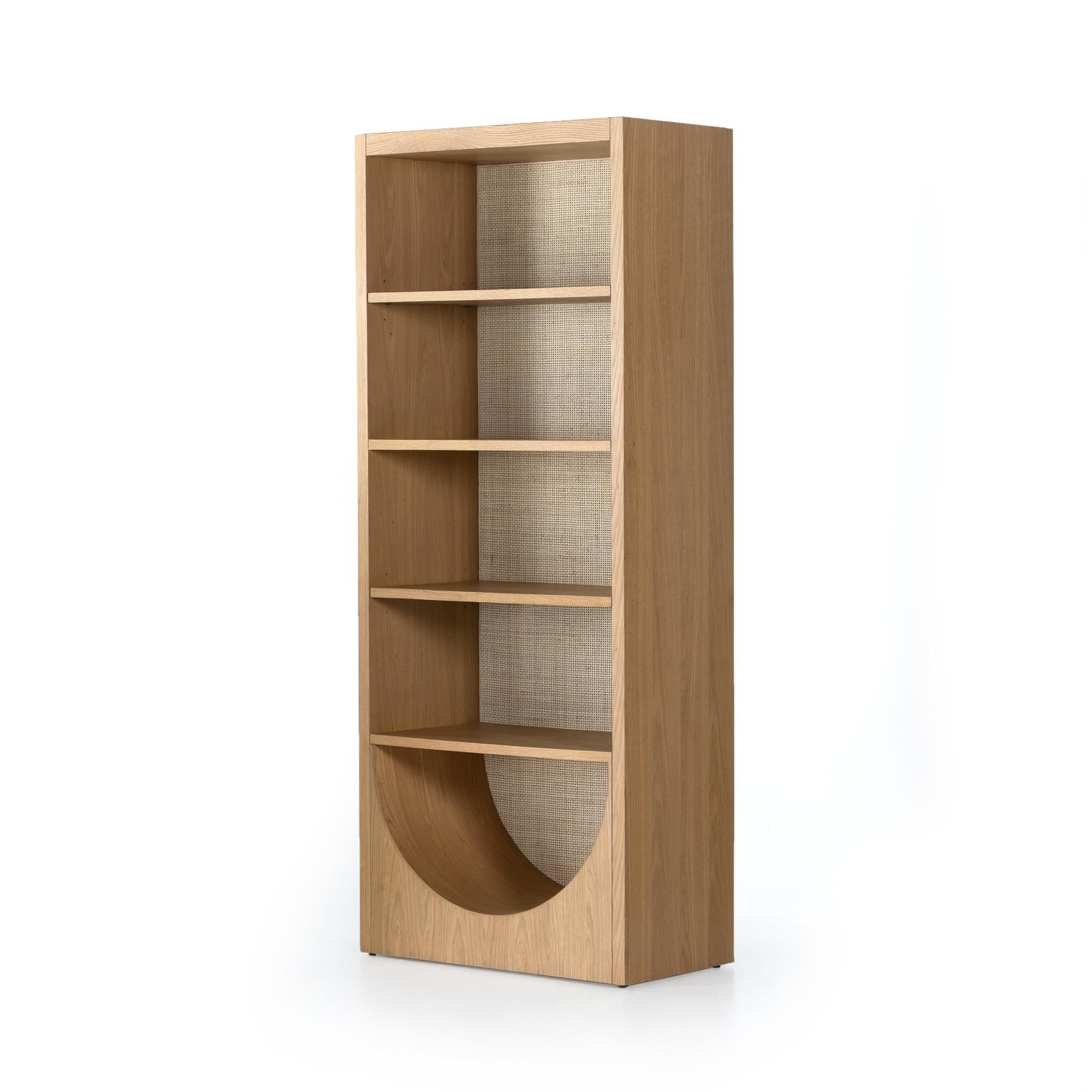 Four Hands Higgs Bookcase Honey Oak Veneer 225023-002 - Portland, OR ...
