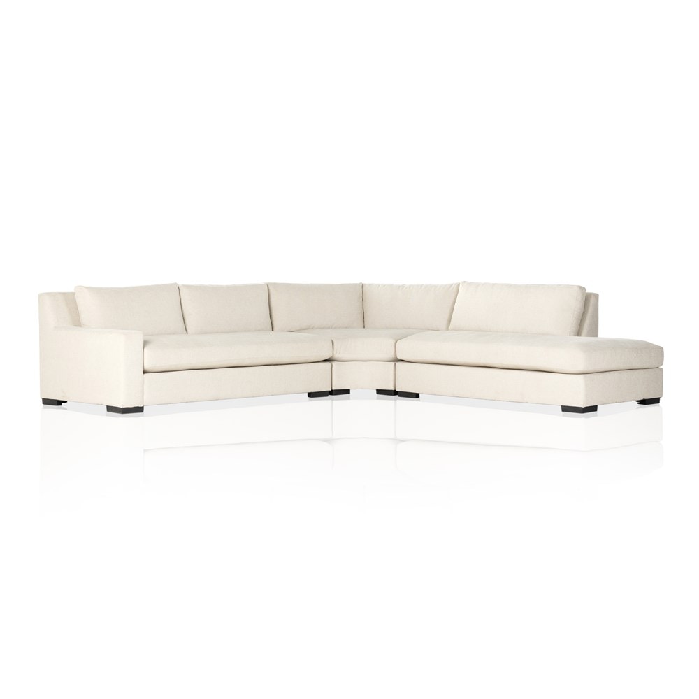 Four Hands Albany 3 Piece Laf Sectional Alcott Fawn 237725-001 ...