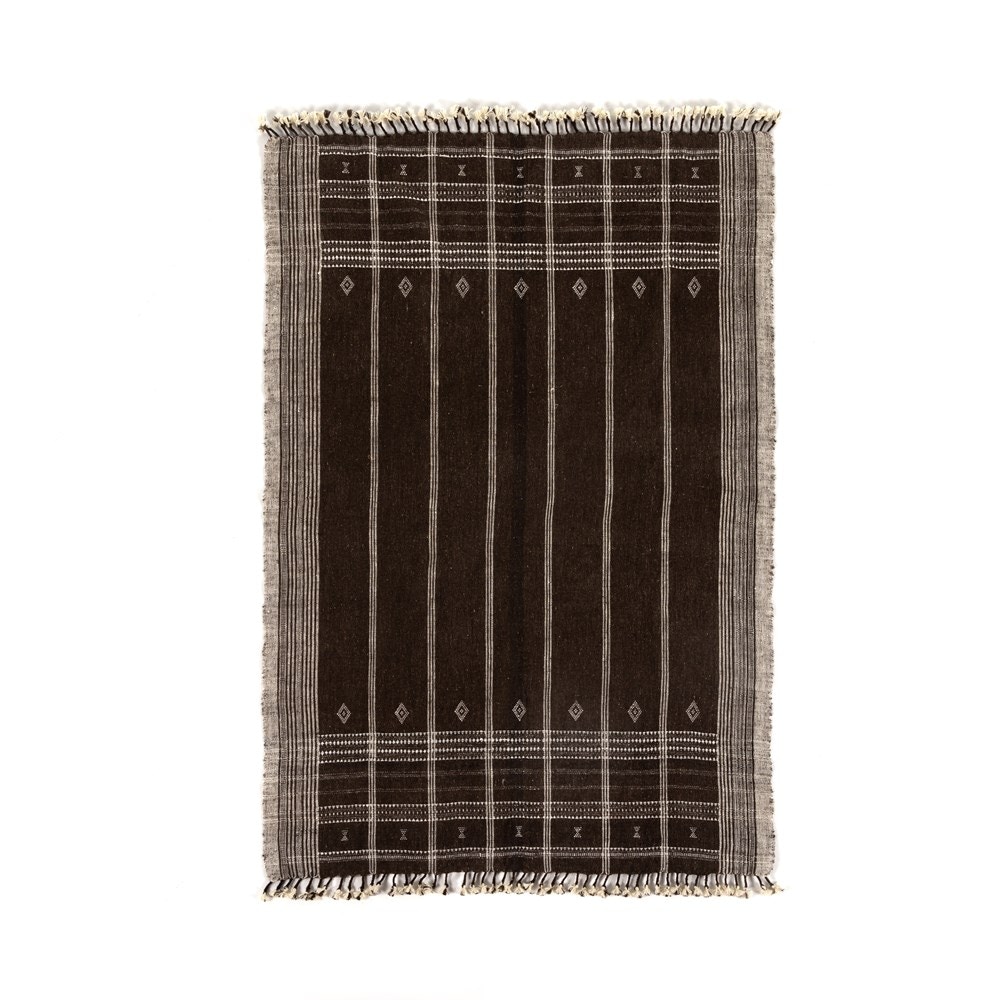 Four Hands Bhujodi Throw Bhujodi Chocolate 233122-004 - Portland, OR ...