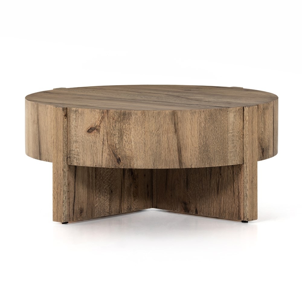 Four Hands Bingham Coffee Table Rustic Oak Veneer 223619-002 - Portland ...