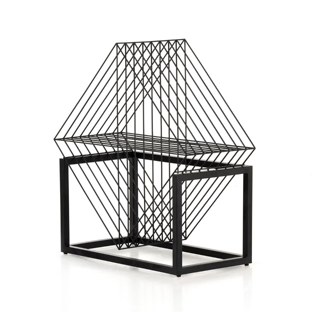 Four Hands Blaine Firewood Storage Natural Black 224679-002 - Portland ...