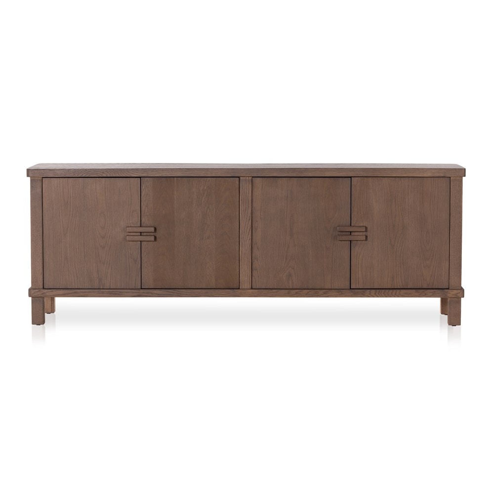 Four Hands Bregman Media Console Dusty Amber Oak 234975-003 - Portland ...
