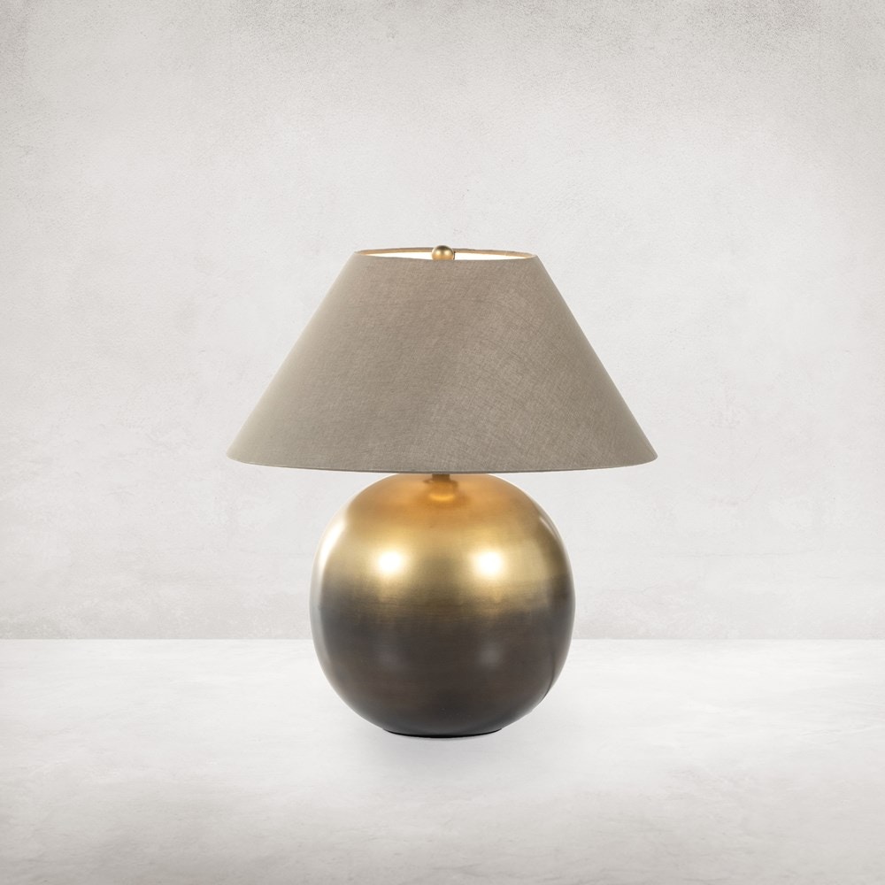 Four Hands Cameron Round Table Lamp Ombre Antique 230279-001 - Portland ...