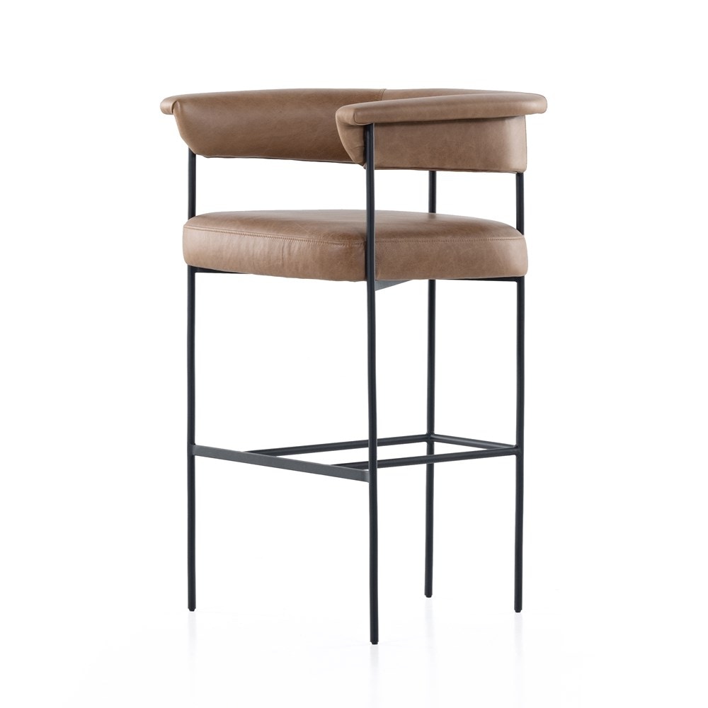 Four Hands Carrie Stool 108498-004 - Portland, OR | Key Home Furnishings