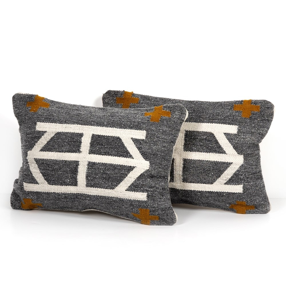 Four Hands Celia Outdoor Pillow Toffee Set 2 16X24 225174-002 ...