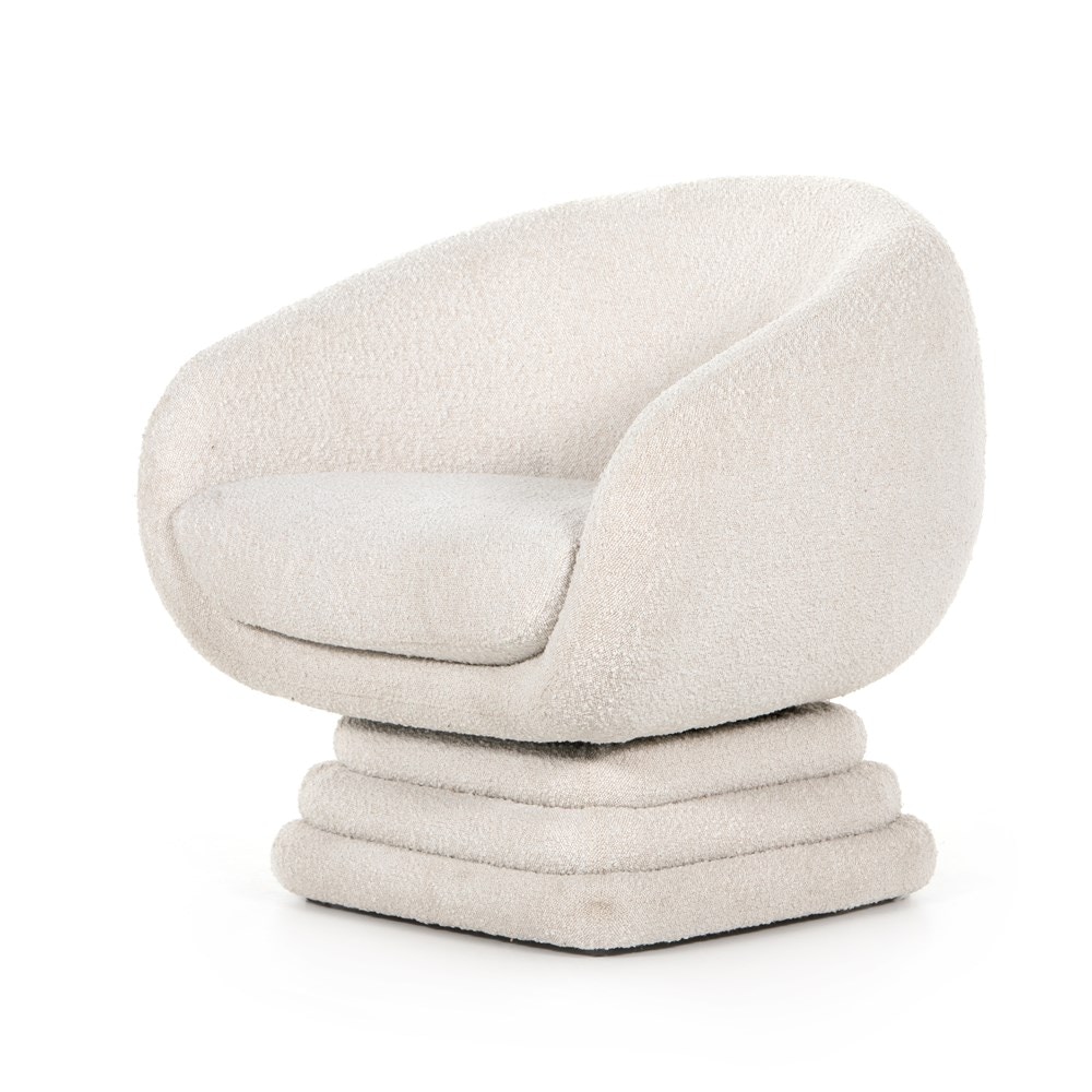 Four Hands Dahlia Swivel Chair Knoll Natural 225818-001 - Portland, OR ...