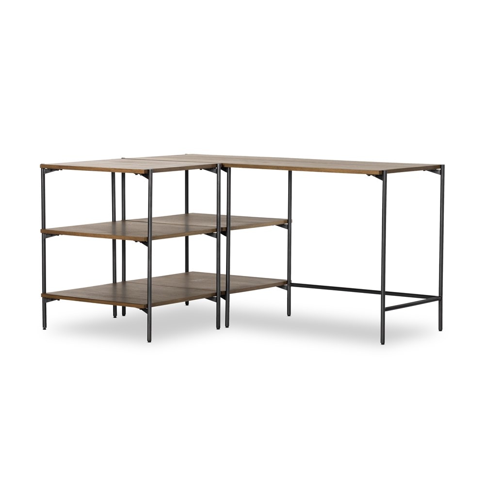 Four Hands Eaton Modular Desk With Open Shelving 232662-002 - Portland ...