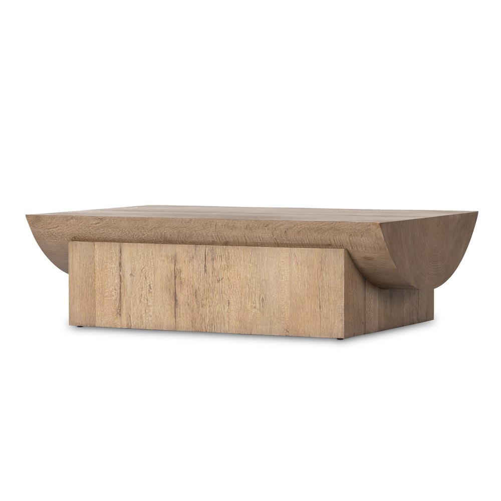 Oak veneer coffee table store
