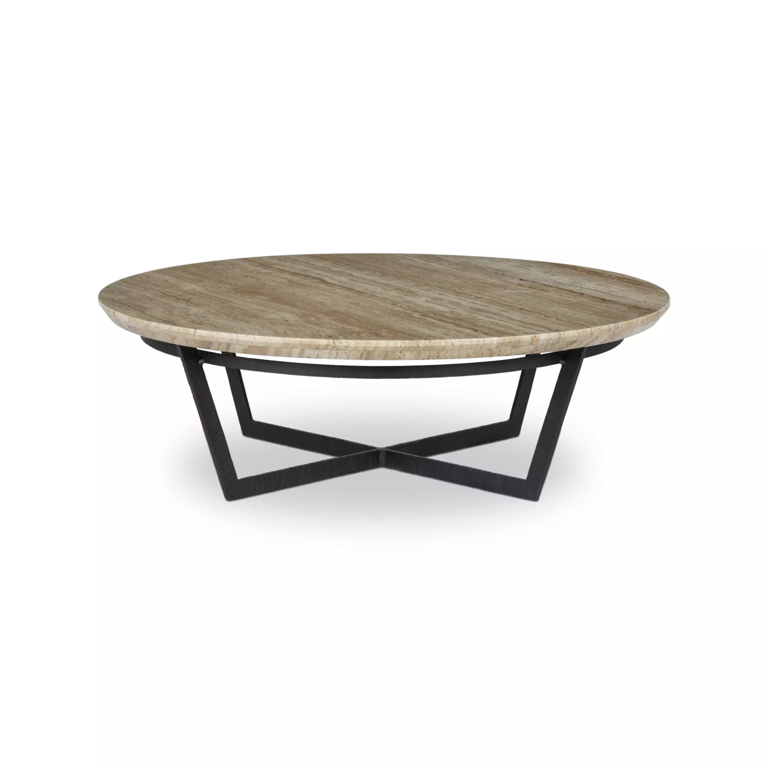 Four Hands Felix Round Coffee Table 102262 003 Portland OR Key Home Furnishings