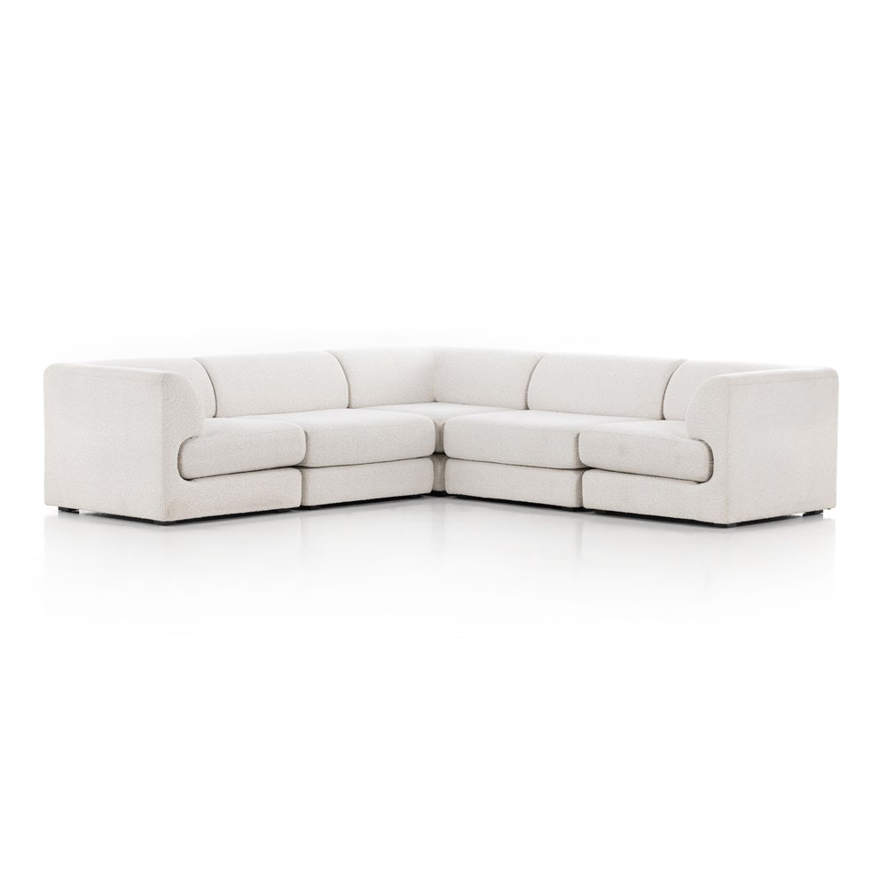Four Hands Gaiya 5Pc Sectional 108 Knoll Natural 230447-001 - Portland ...