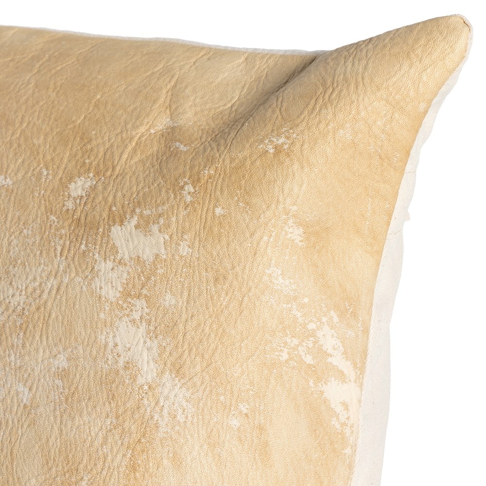 Four Hands Harland Modern Hide Pllw Ntr Brown 20X20 107162-006 ...