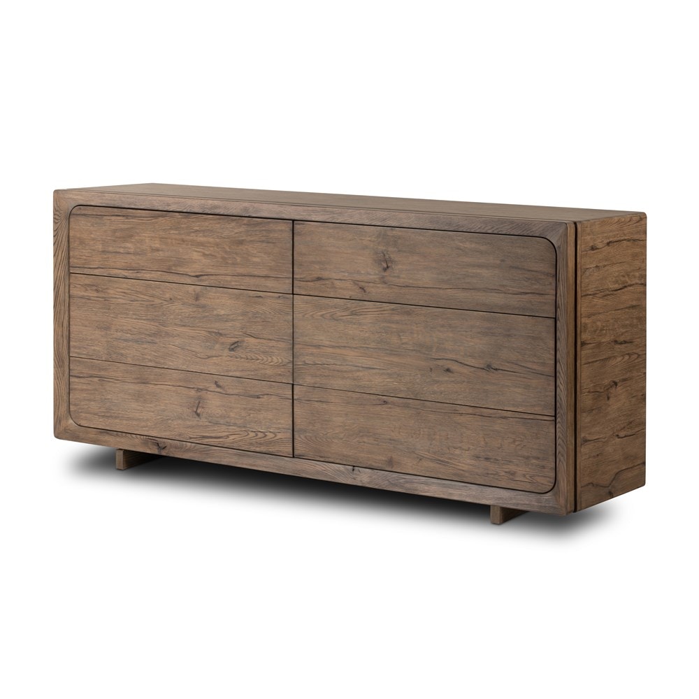 Four Hands Henry 6 Drawer Dresser Rustic Grey 231552-001 - Portland, OR ...