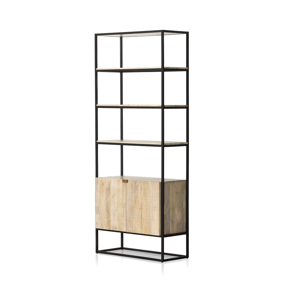 Four Hands Kelby Bookcase 226055-002 - Portland, OR | Key Home Furnishings