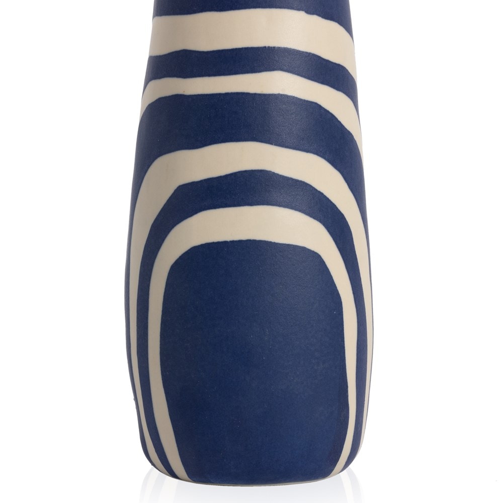 Four Hands Keshi Small Vase Blue and White Ceramic 232035-001 ...
