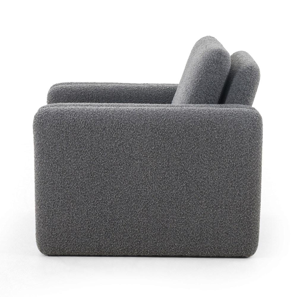Four Hands Kimora Chair Knoll Charcoal 227772-001 - Portland, OR | Key ...