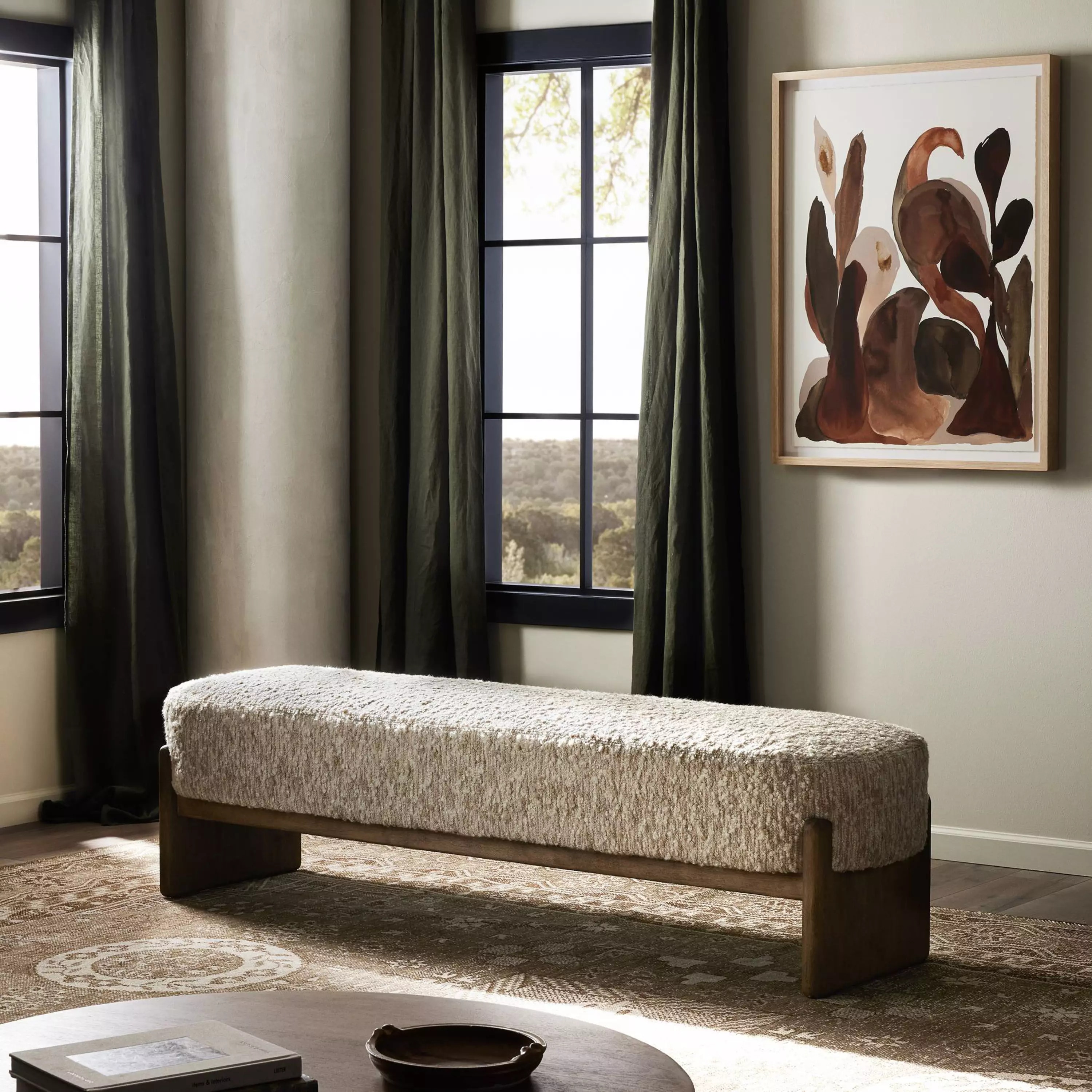 Four Hands Kirby Accent Bench 242452-001 - Portland, OR | Key Home ...