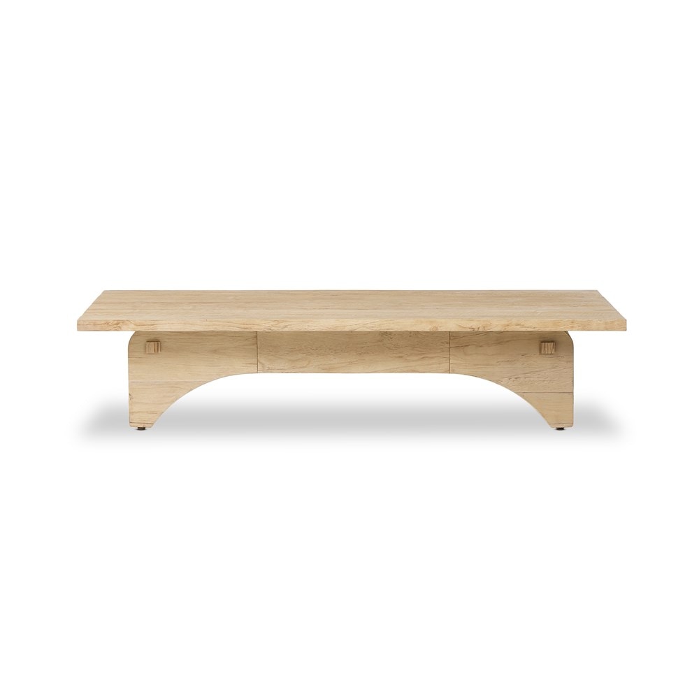 Four Hands Kitridge Coffee Table Bleached Alder 239081-001 - Portland ...