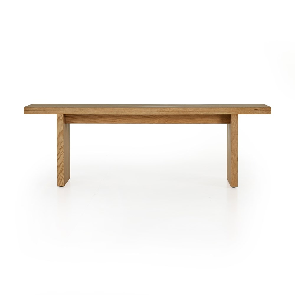 Four Hands Lars 59 inch Dining Bench Natural Oak 233058-001 - Portland ...