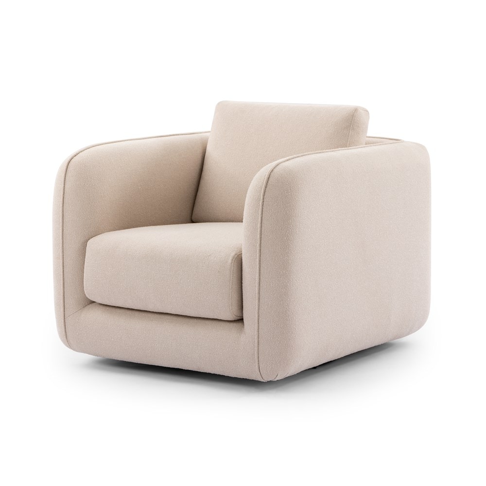 Four Hands Malakai Swivel Chair Capri Oatmeal 231360-004 - Portland, OR ...