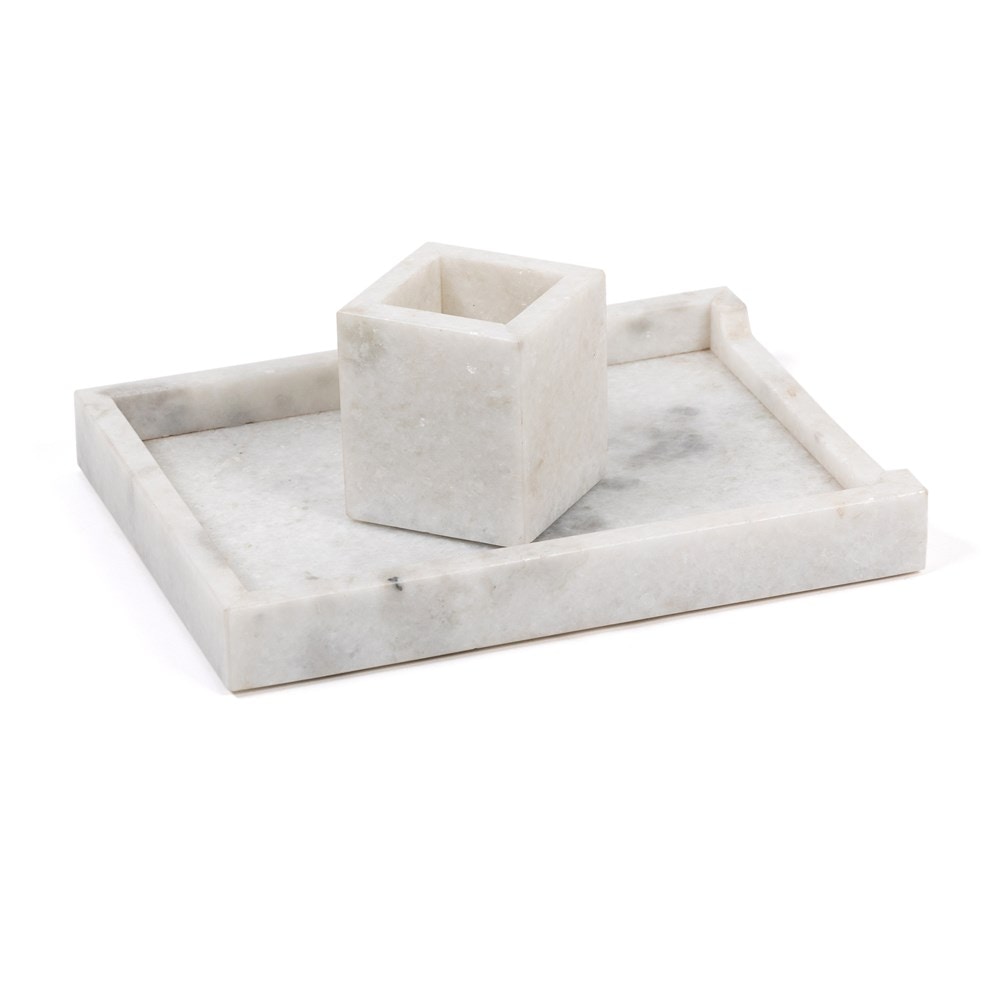 Four Hands Marble Desk Accessories 227275-001 - Portland, OR | Key Home ...